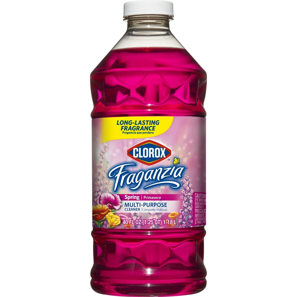 Clorox Fraganzia Multi-Purpose Cleaner, Spring, 40 Ounces - Walmart.com ...