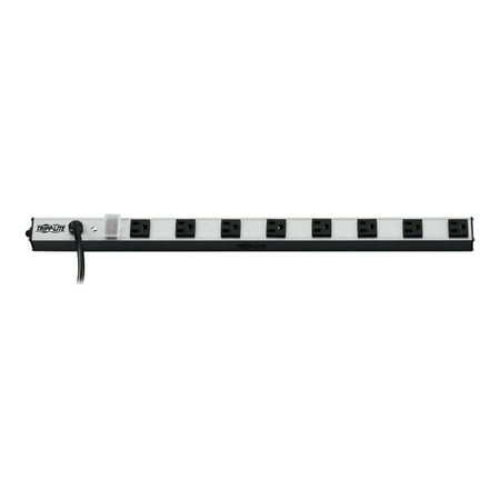 Tripp Lite Power Strip 120V 5-15R 8 Outlet 15' Cord Vertical Metal 0URM ...