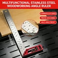 Aluminum Stainless Steel Combination Square Build In Levels Vials And ...