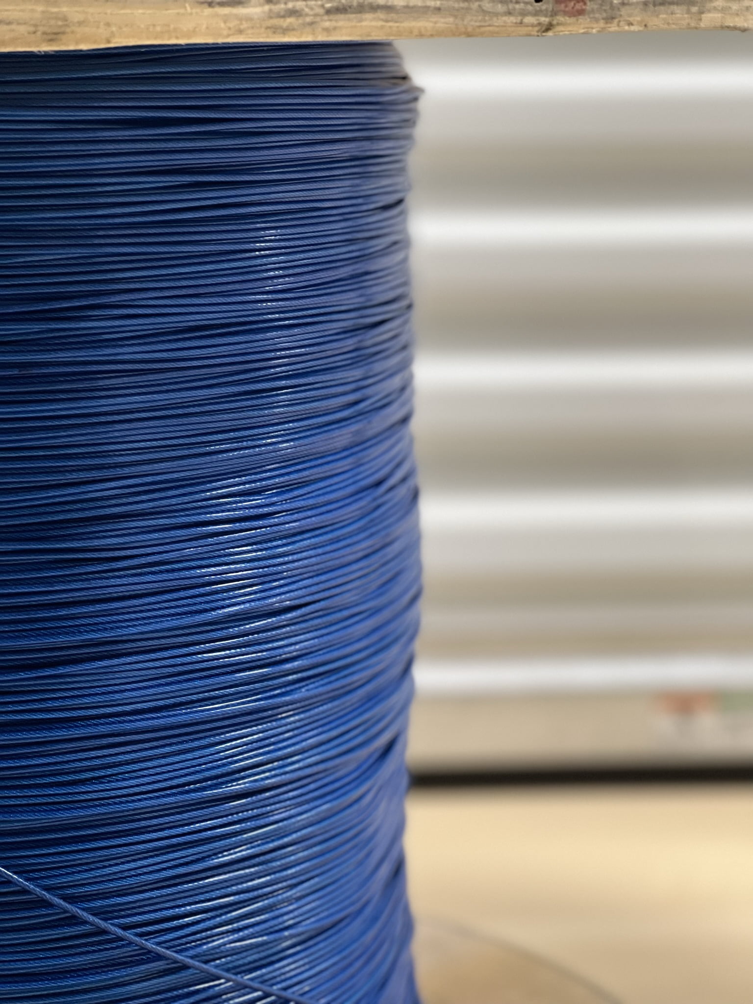 Laureola 1/16" to 3/32" PVC Coated Blue Color Galvanized Cable 7x7 ...