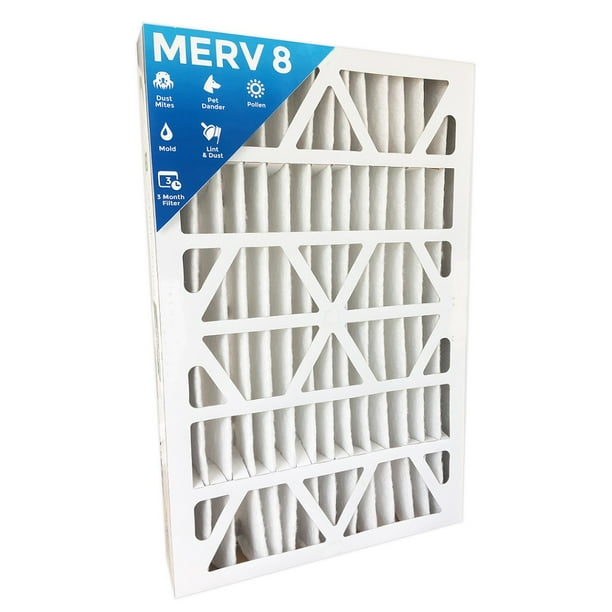 16x20x4 MERV 8 AC Furnace 4" Inch Air Filters. 6 PACK. (Actual Size: 15 ...