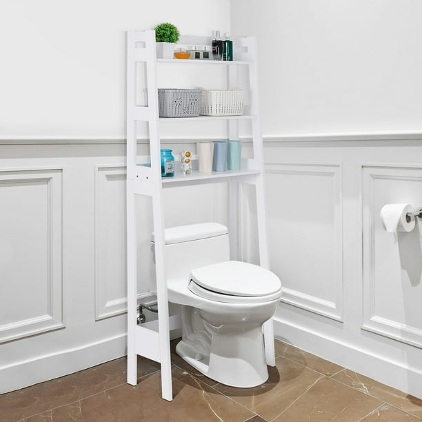 HomGarden 3-Shelf Bathroom Storage Rack Organizer Over The Toilet ...