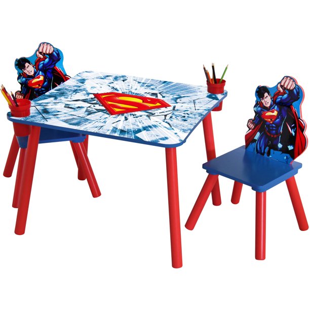 O'Kids Superman Table and Chairs Set - Walmart.com