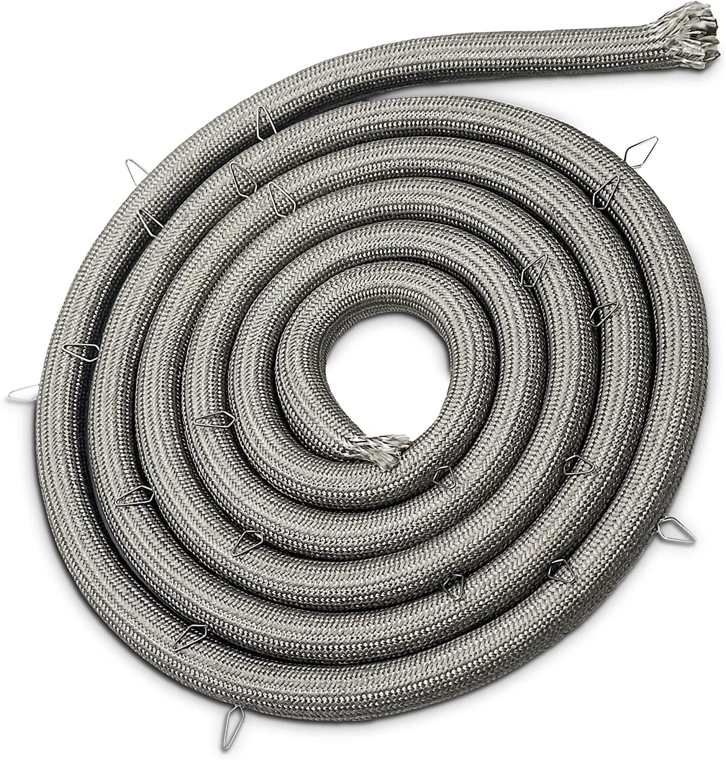 Whole Parts Range Oven Door Seal Gasket (Includes 21 Mounting Clips ...