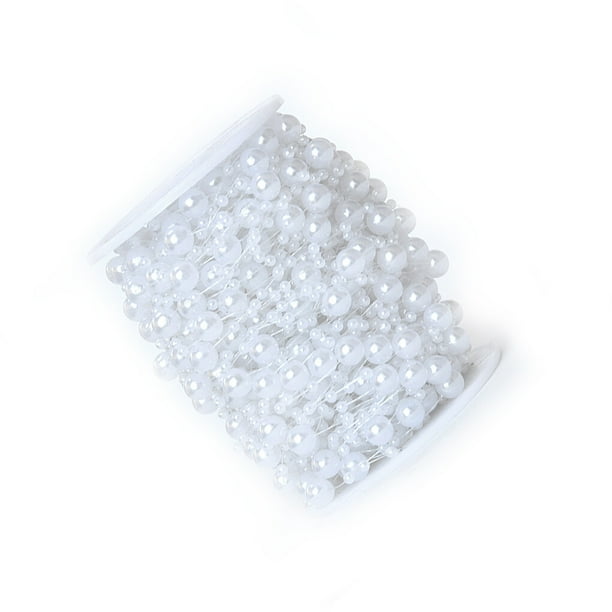 destyer 8 3mm ABS Imitation Pearl Bead Chain String Cake Wedding Round ...