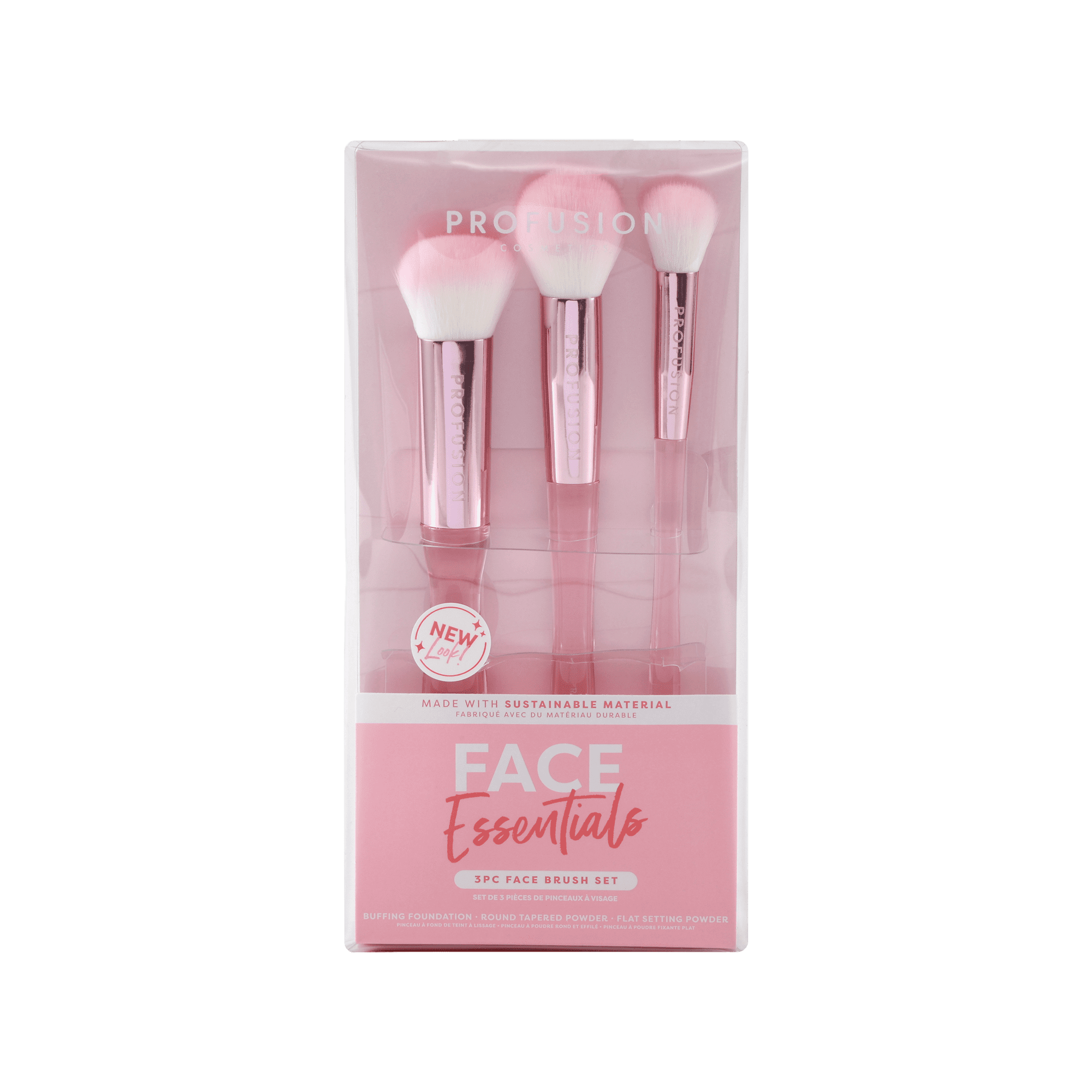 Click here for Profusion Face Essentials 3pc Face Brush Set prices