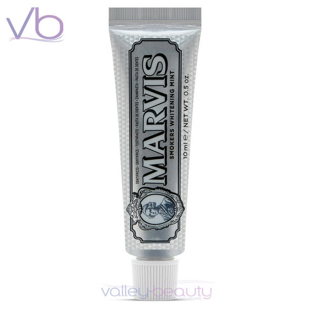 Marvis Smokers Whitening Mint | Rich and Creamy Toothpaste for Enamel ...