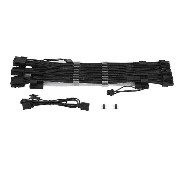 18AWG 3 x 8 Pin Dual Head ARGB Extension Cable, Colorful Lighting ...
