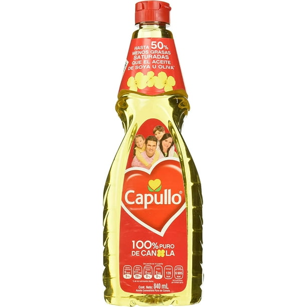 Capullo Aceite de Canola, 840 ml Capullo 6M-AJOG-WT9Q | Bodega Aurrera ...