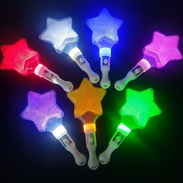 shenmeida Wand Glow Plastic Wands Flashing LED Light Fairy Stick Toy ...