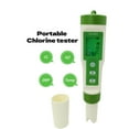 4 in 1 Free Chlorine Tester Pen Portable Chlorine Meter Measurement CL ...