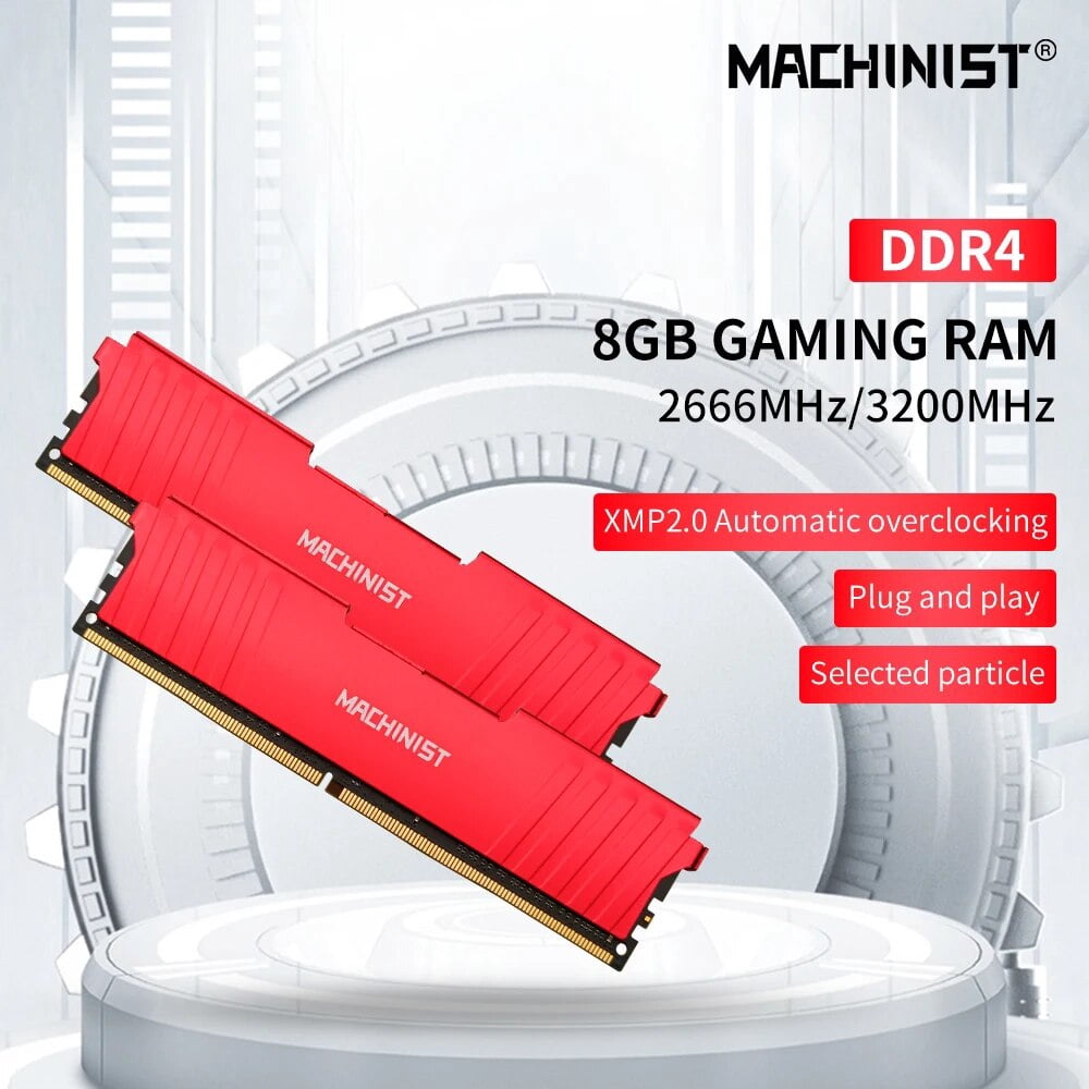 DDR4 RAM 8GB 16GB 2666HMz 3200mhz Desktop Memory with Heat Sink DDR4 ...