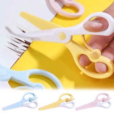 BAZIC Kids Training Scissors 5" School Student Safety Blunt Tip ...