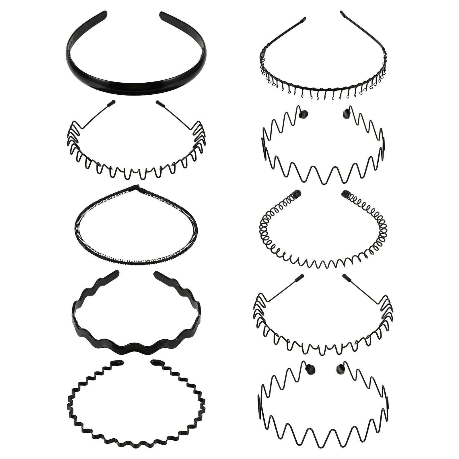 Click here for Cimaxic 10pcs Metal Headbands Wavy Hairbands Fashi... prices