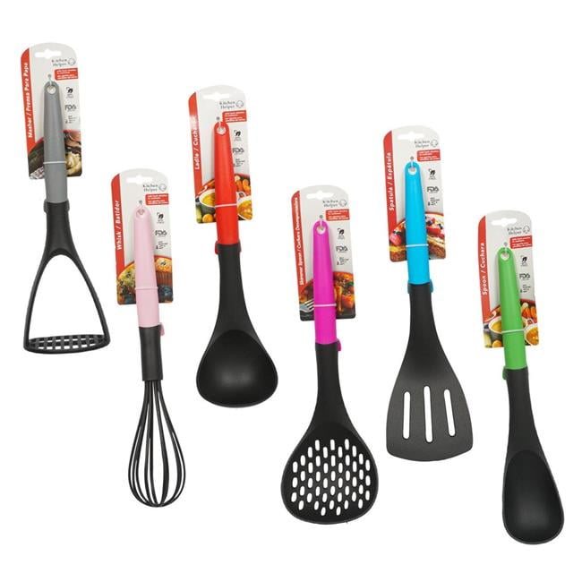 DDI 2349904 Plastic Kitchen Tools Assortment - Assorted Colors Case of ...