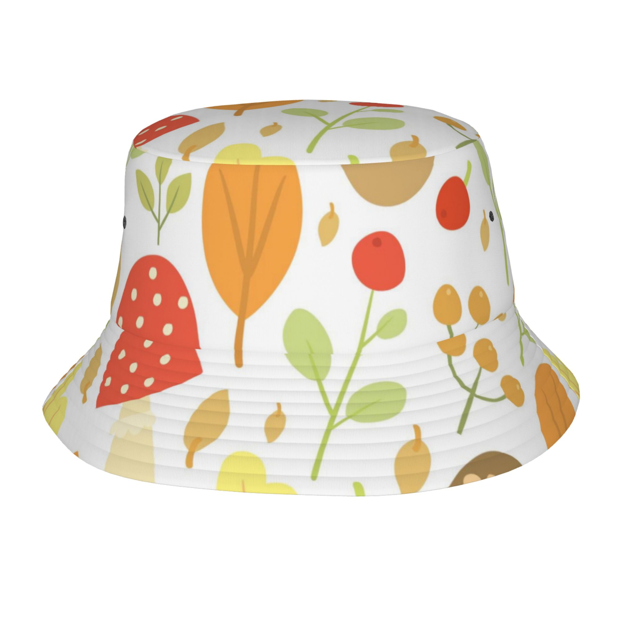 ZICANCN Fall Autumn Doodle Seasons Bucket Hat, Unisex Print Double-Side ...