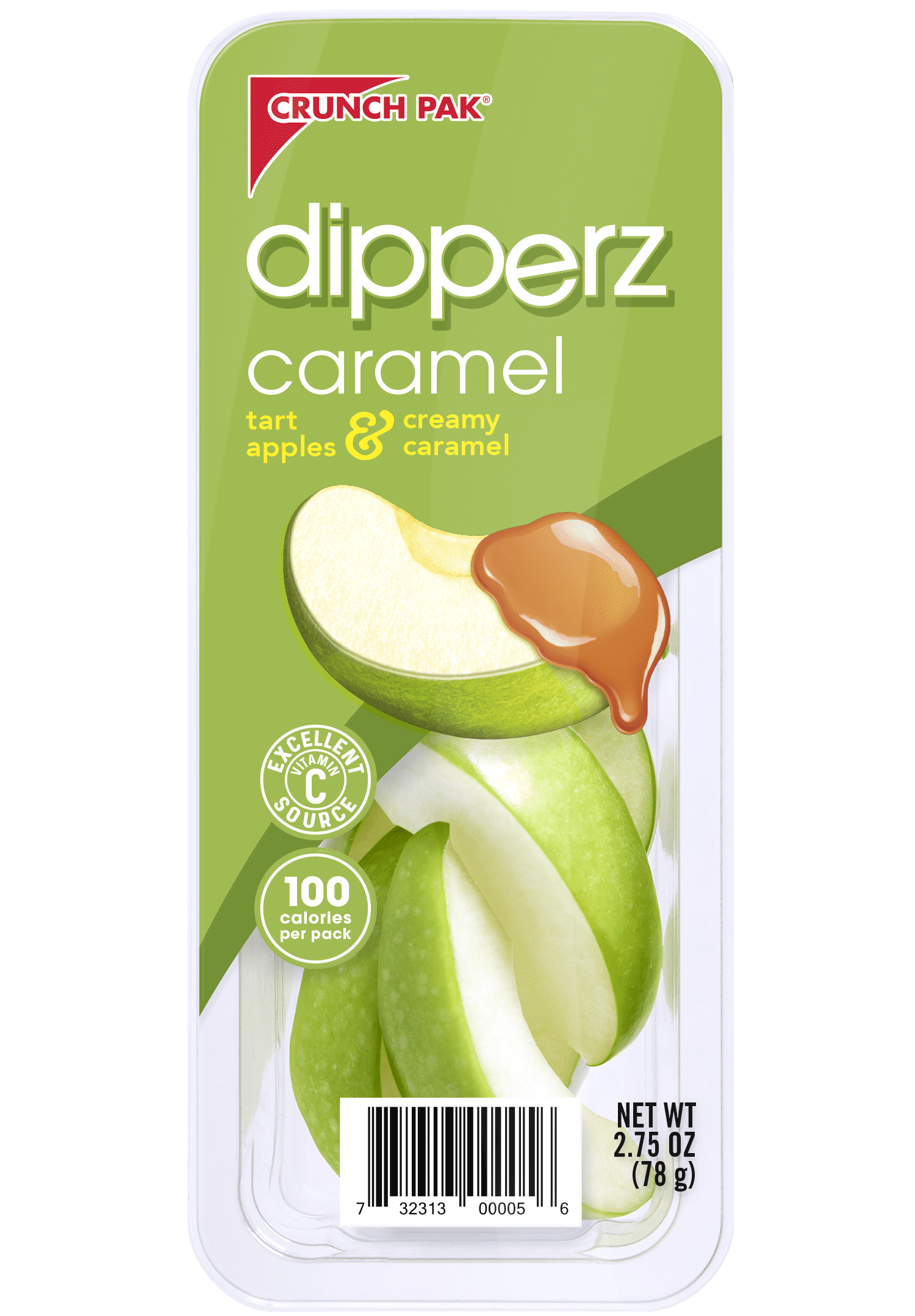 Crunch Pak Snack with Tart Sliced Apples and Caramel 2.75oz - Walmart.com
