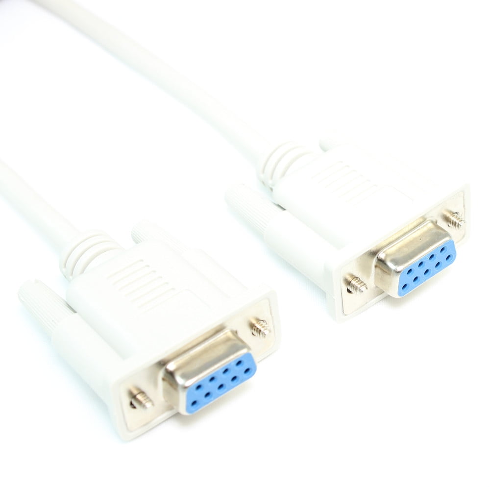 15ft Serial DB9/DB9 Straight-thru RS232 Female to Female Cable ...