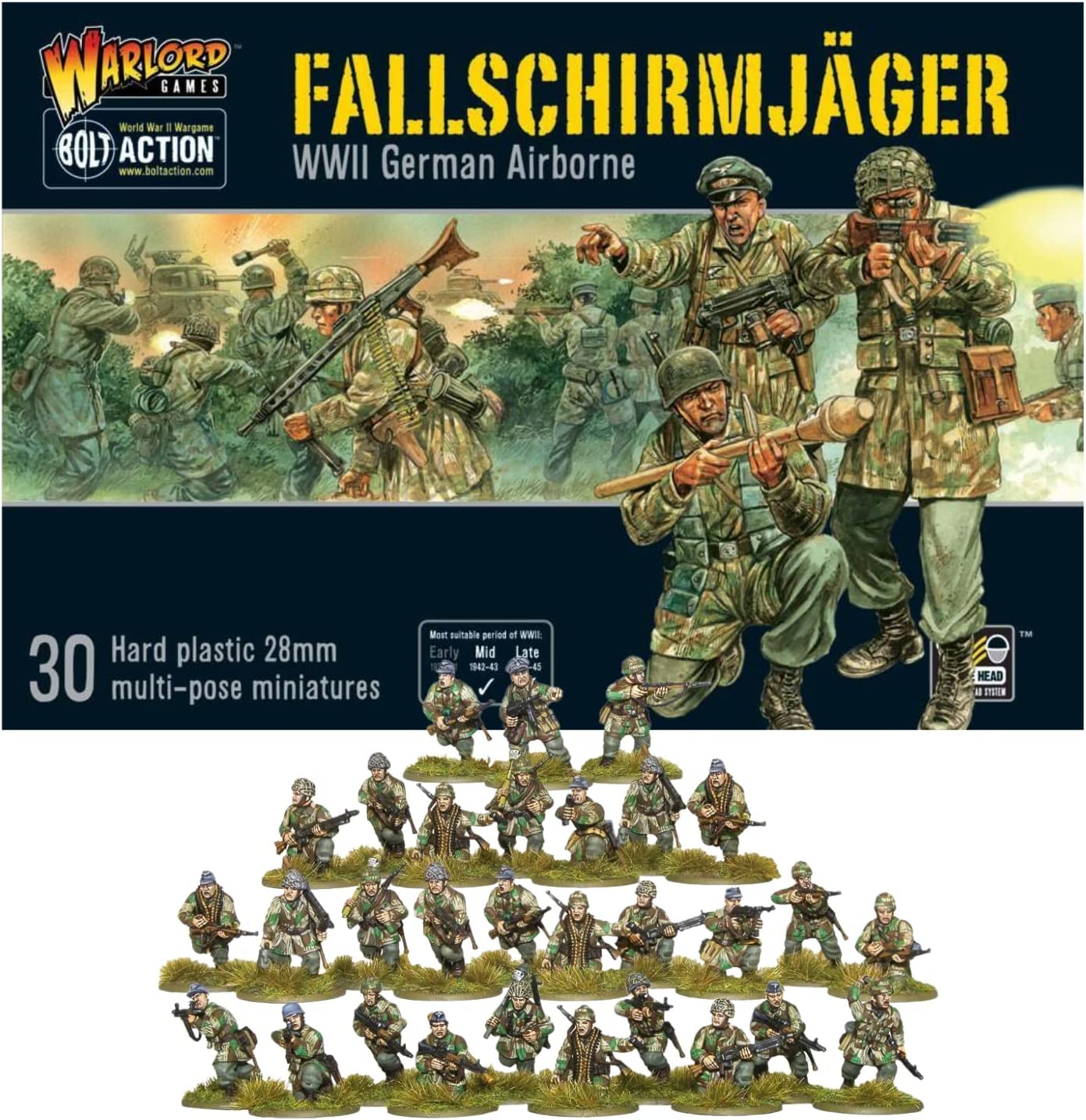 Wargames Delivered Warlord Games Bolt Action Miniatures - German ...
