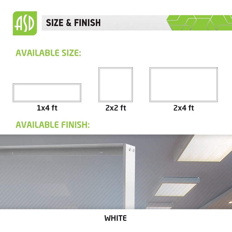 Drop Ceiling Light Frame | Shelly Lighting