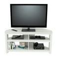 Inval 4-Shelf Corner TV Stand for TVs up to 60”, Washed Oak - Walmart.com
