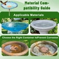 Bird Bath Copper Disk, 0.6mm Reinforced 99.99% Pure Copper Cleaning ...