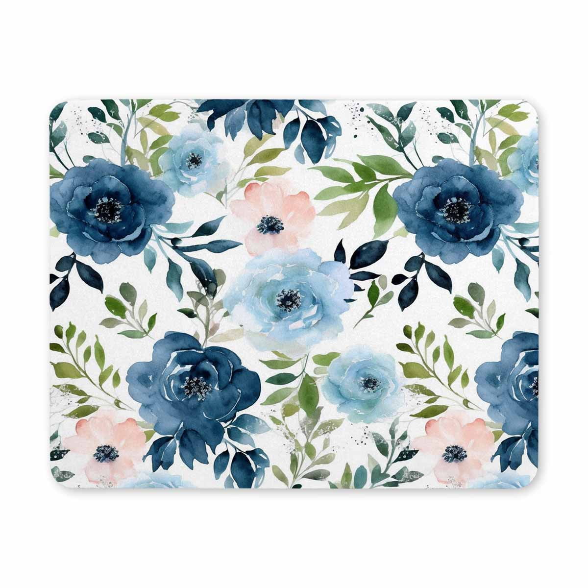Square Mouse Pad Pretty Flowers, Personalized Premium-Textured Custom ...