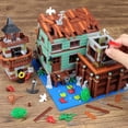 HI-Reeke Architecture Mini Building Block Set Ideas Fishing Village ...