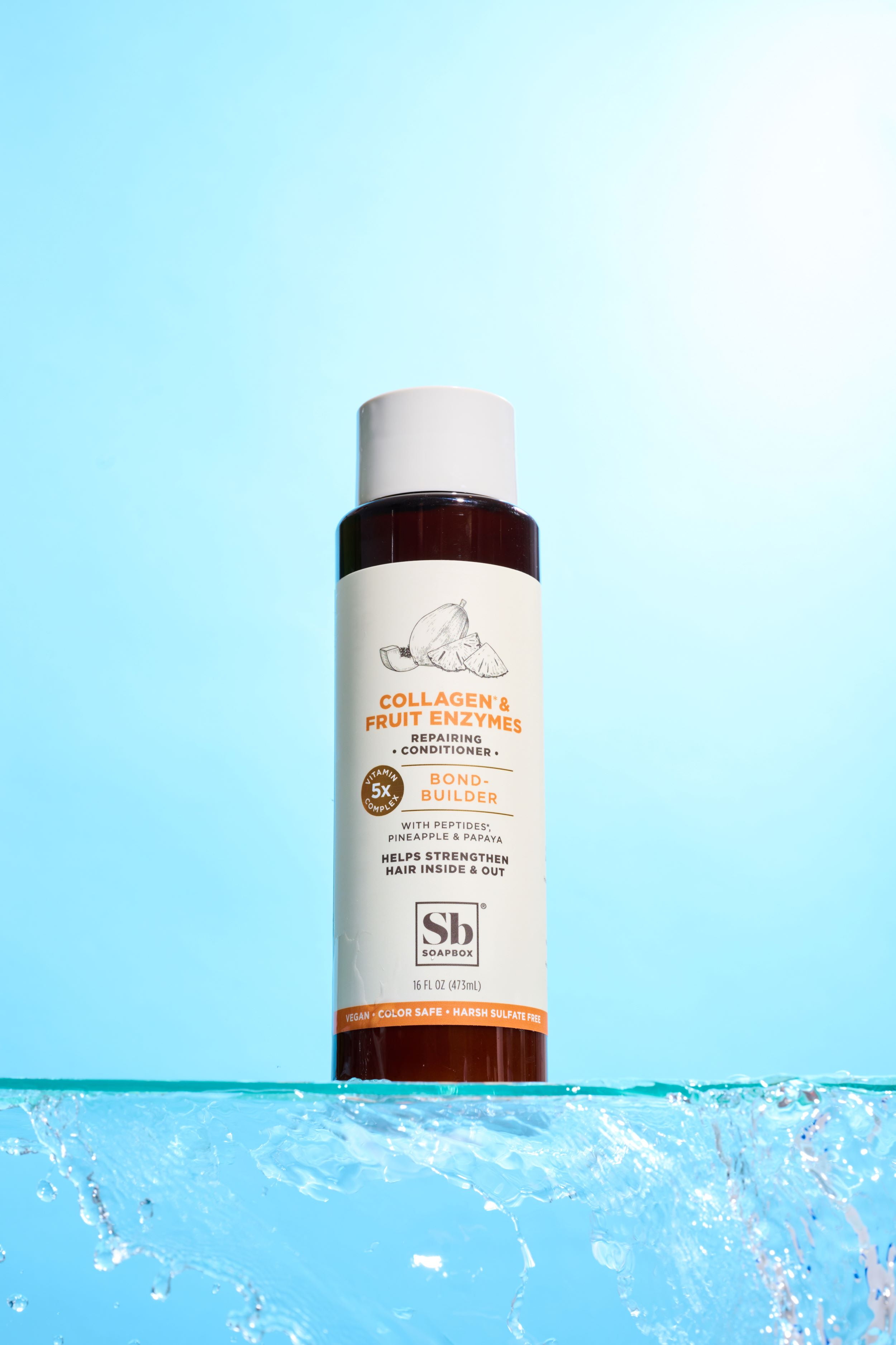 Soapbox Hair Repairing Conditioner with Collagen and Fruit Enzymes, 16 ...