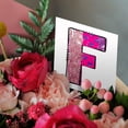 3drose, Pink and Purple Hearts and Dots Grunge Monogram Initial F, 6 ...
