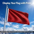 DMSE Solid Red Flag, 2 x 3 ft Flag, UV Resistant, Fade Resistant ...