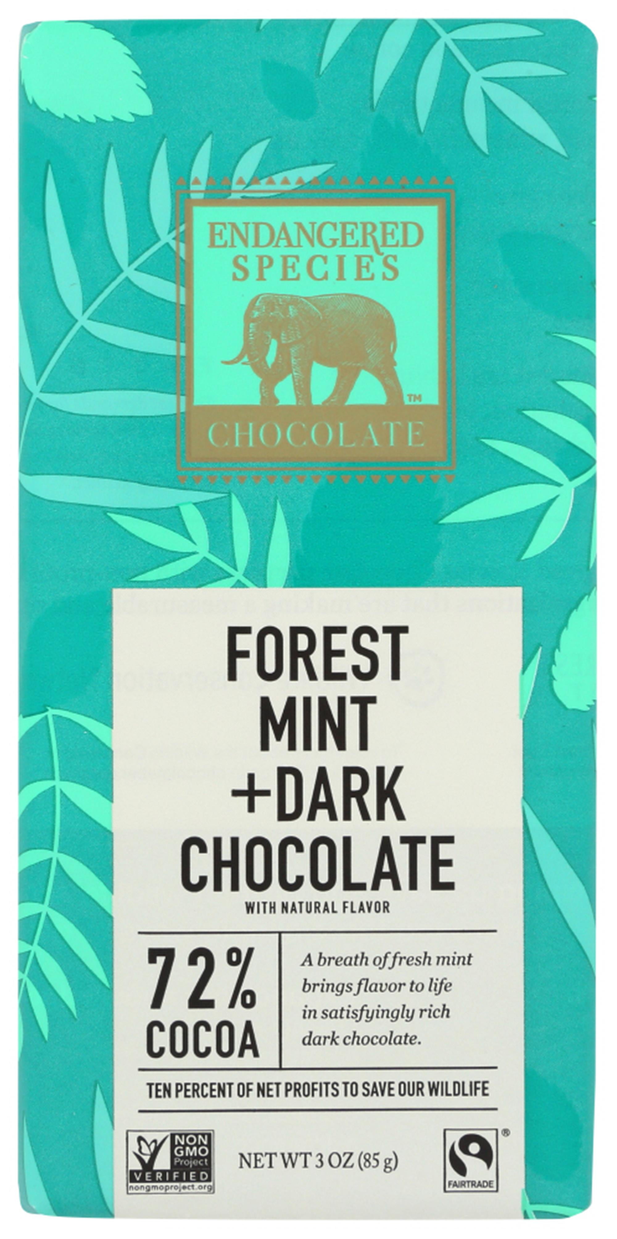 Endangered Species Chocolate Bar Rainforest, 3 Oz - Walmart.com