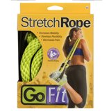 GoFit Stretch Rope with Training Manual – Stretching Strap with Loops ...