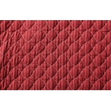 Mainstays King Reversible Quilt, Red, Floral Medallion, Polyester ...