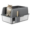 TRIXIE XL Wooden Litter Box Enclosure with Storage Drawer, for Large ...