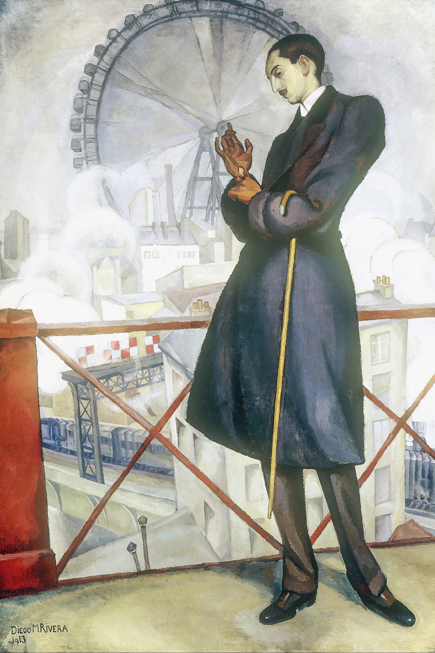 24x36 gallery poster, Portrait of Adolfo Best Maugard, 1913 by Diego ...