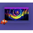 Blacklight Galaxy Space HD 3D Black Light Aquarium Background UV ...