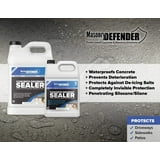 Masonry Defender Concrete Sealer, Clear Water-Based Silane Siloxane, 1 ...