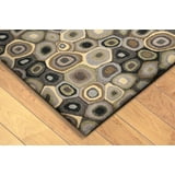 Liora Manne Inca Pop Swirls Indoor Rug Grey 27"X8' - Walmart.com