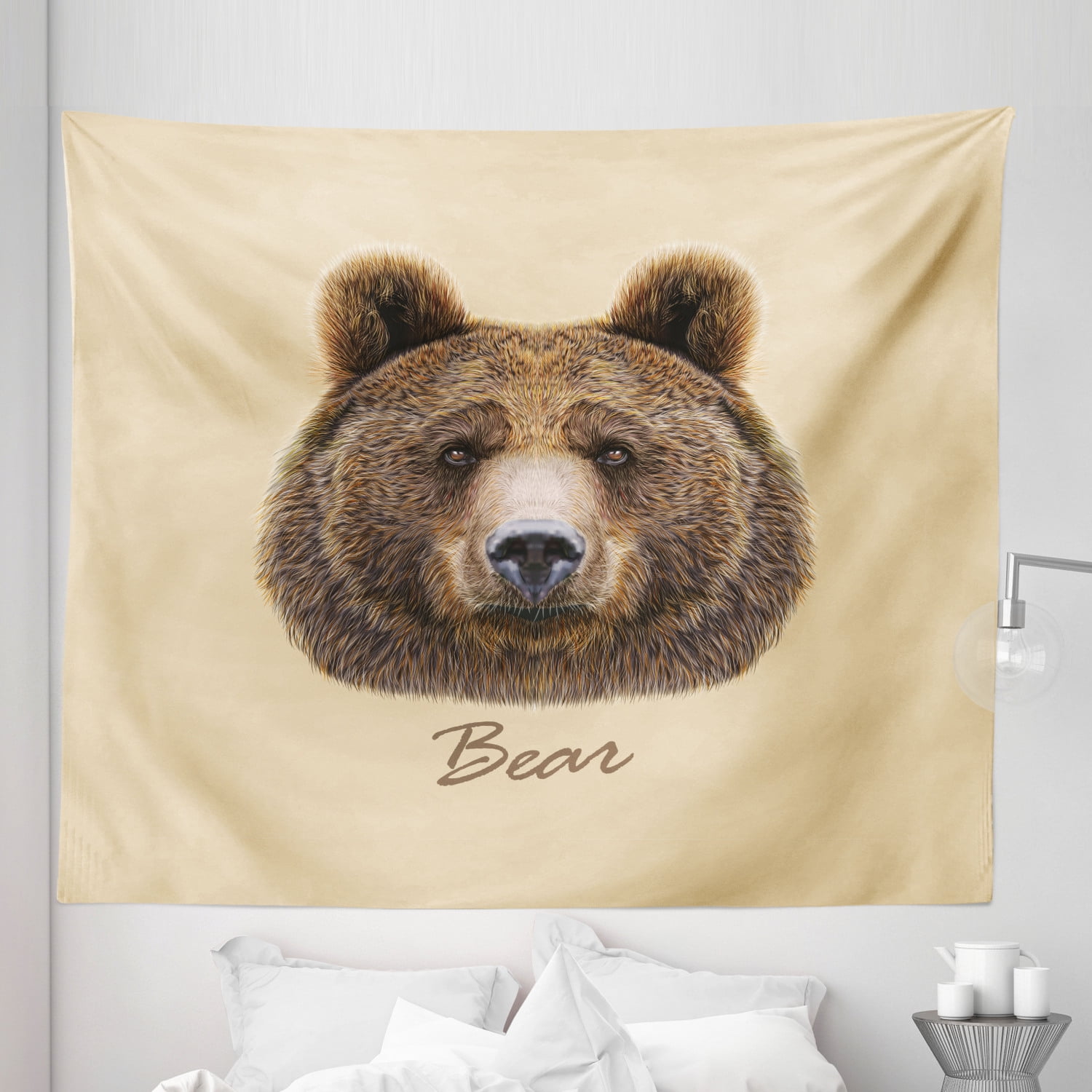 Bear Tapestry, Big Bear of North America and Eurasia Realistic Strong ...