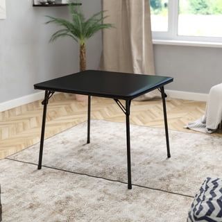 Mainstays 26" Adjustable Height Personal Folding Table, Black - Walmart.com