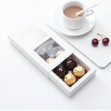 PKGSMART 20 Pack White Truffle Boxes, Chocolate Packaging with 8-Piece ...
