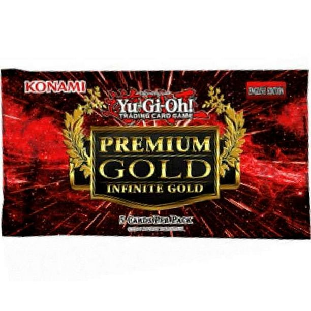 Yu-Gi-Oh Premium Gold: Infinite Gold Booster Pack [5 Cards] - Walmart.com - Walmart.com