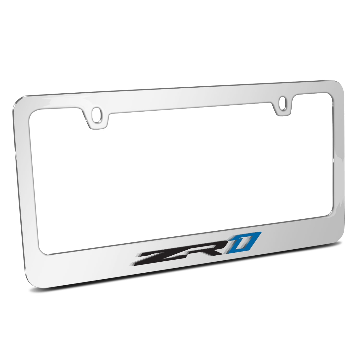 Chevrolet Corvette C7 ZR1 3D Embossed Letters on Mirror Chrome Metal ...