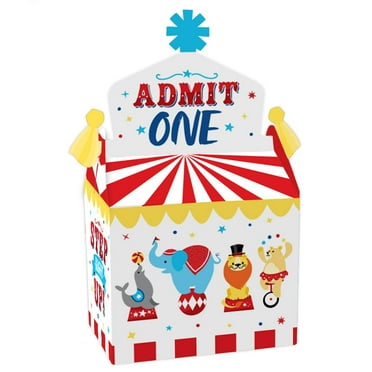 Big Dot of Happiness Carnival Step Right Up Circus Shaped Cut Outs (24 ...