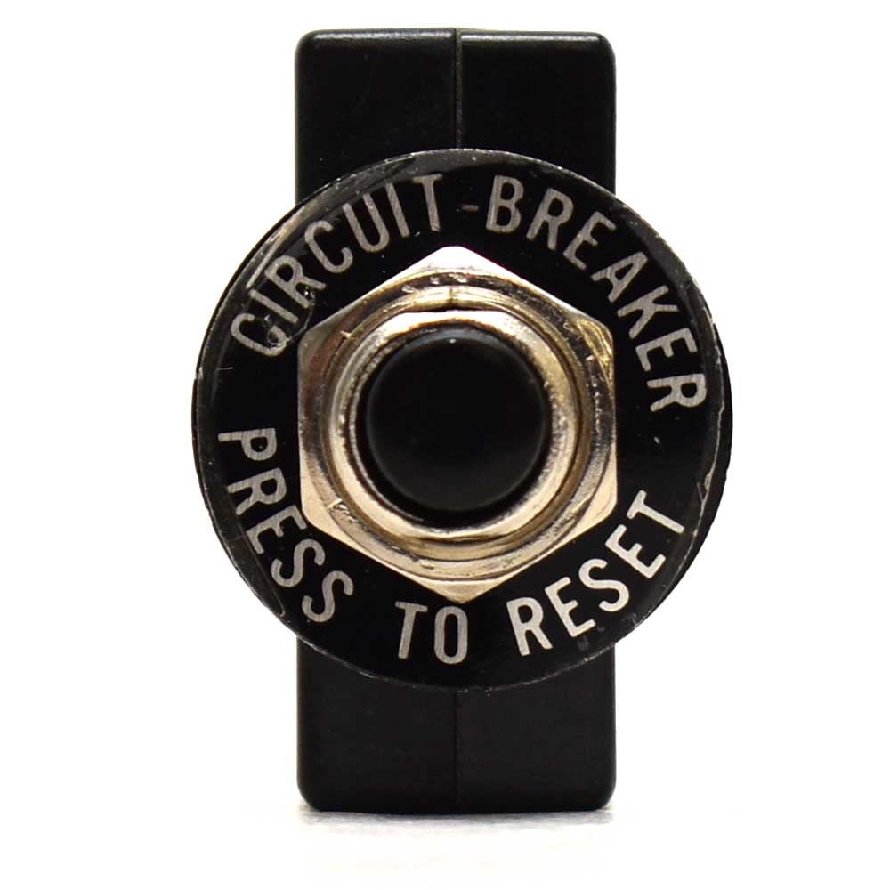Zing Ear Boat Circuit Breaker ZE-700-4 | Press-to-Reset 4A Black ...