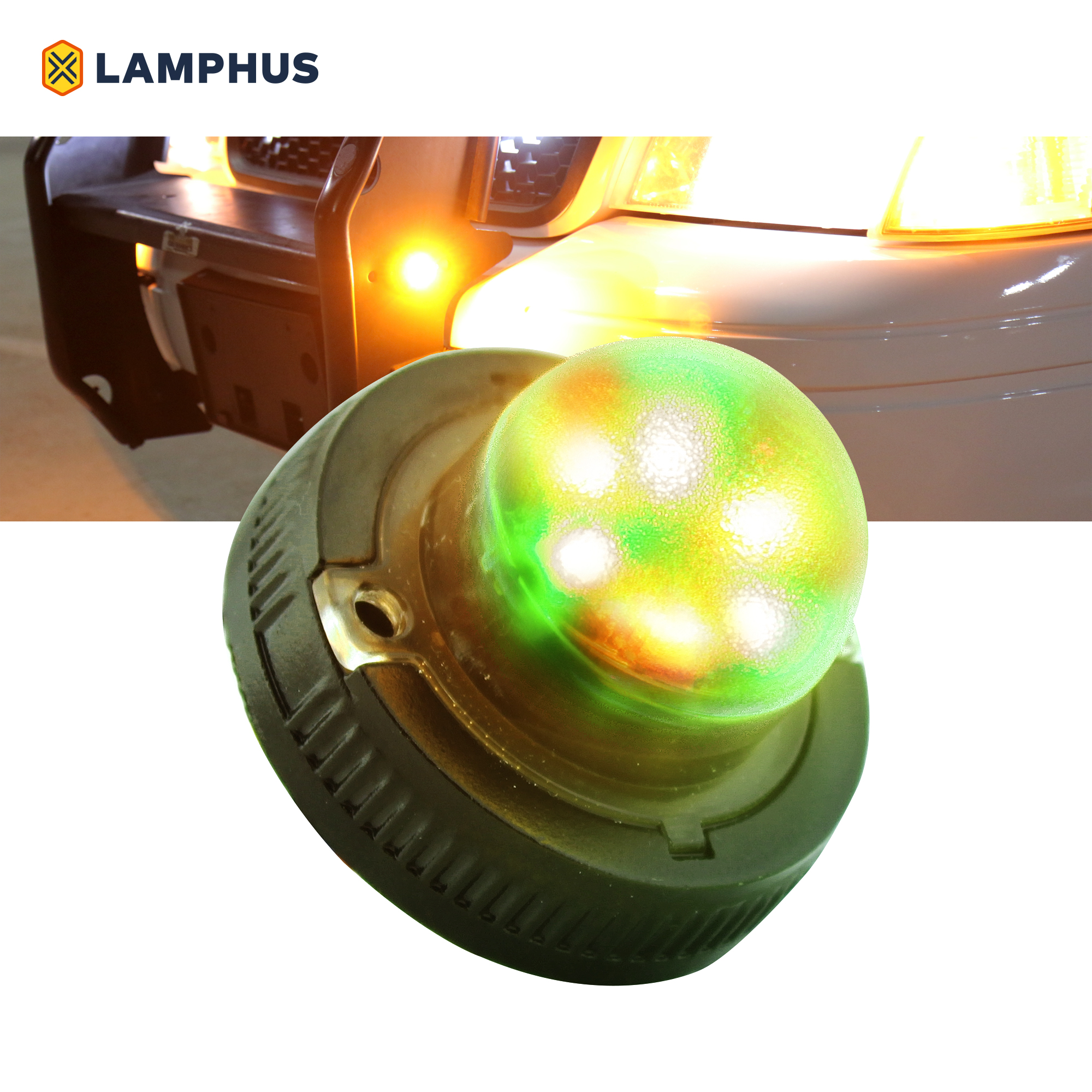 LAMPHUS SnakeEye II SEHA16 LED Hideaway Strobe Warning Lights [SAE ...