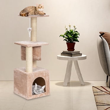 Armarkat Classic real wood Cat Tree Model A6401, 64 inch Blanched ...