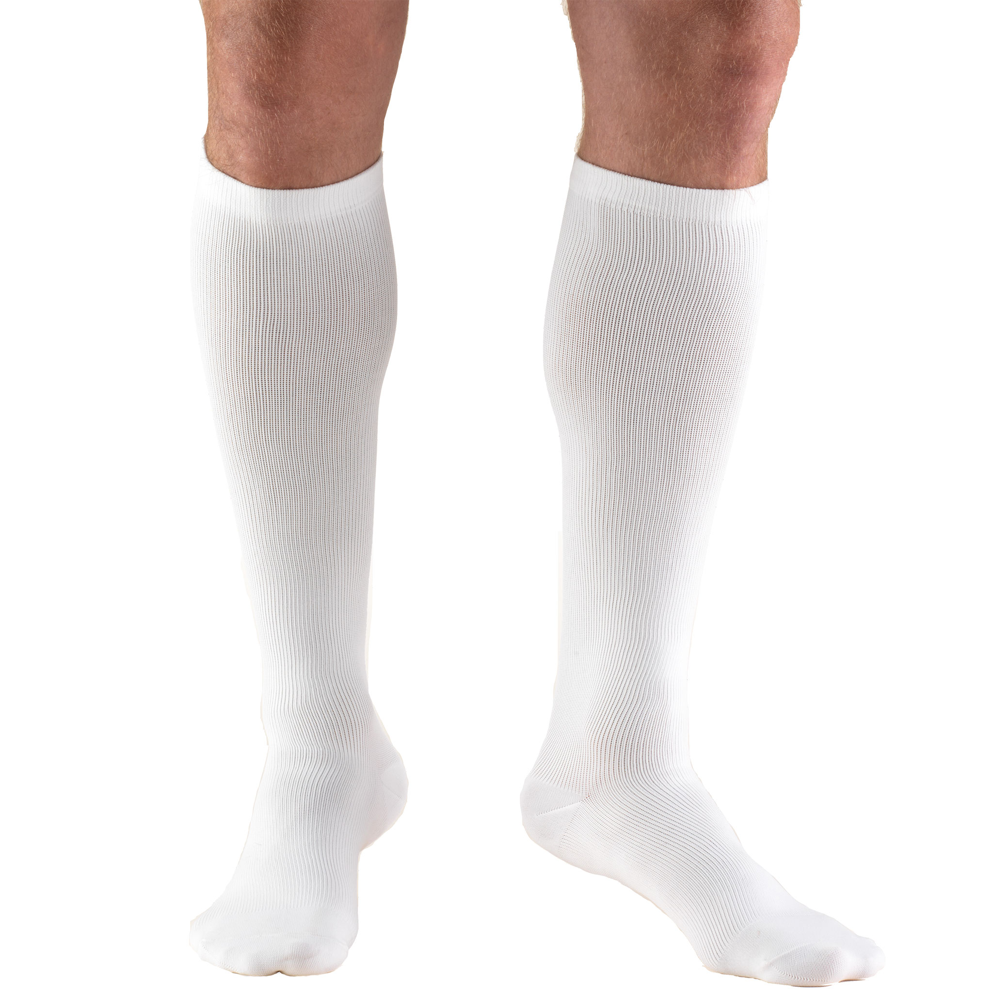 Truform Men s Socks Knee High Dress Style 15 20 MmHg White X Large Truform Men s Socks Knee High Dress Style 15 20 MmHg White X Large
