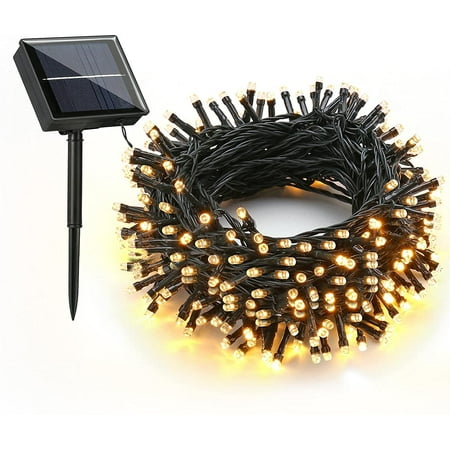 Warm White Solar String Lights Outdoor Tree Lights 100 ft 300 LED ...